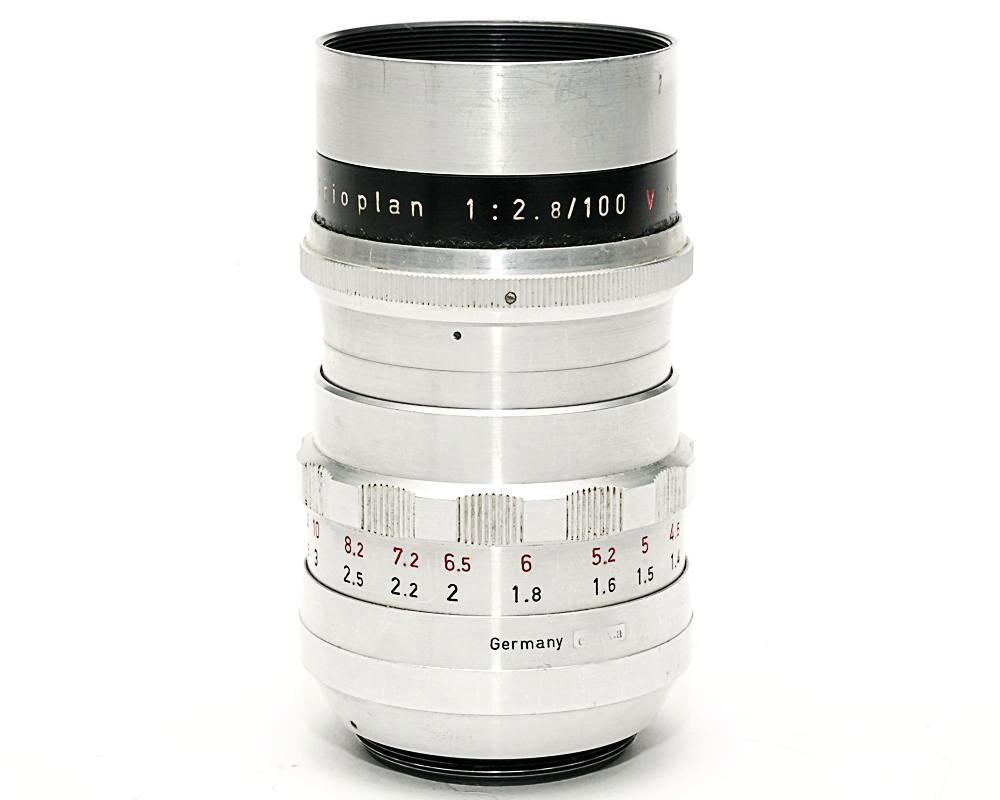 100/2.8 Trioplan (Germany) Meyer-Optik Gorlitz M42マウント 前後キャップ付，L ...