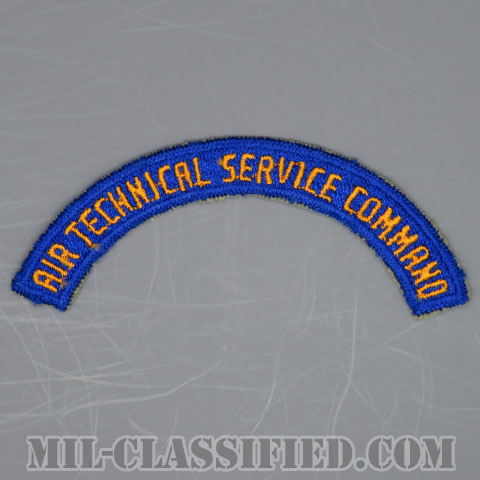 航空技術サービス軍団タブ（AAF, Air Technical Service Command Tab）[カラー/カットエッジ/パッチ/1点物] | CLASSIFIED（クラッシファイド）